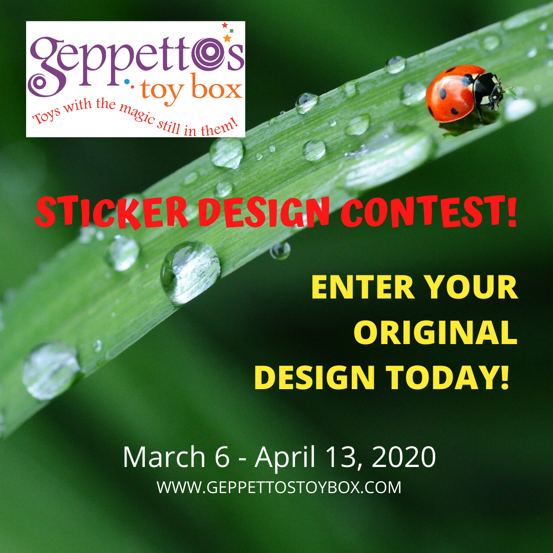 Sticker Design Contest – Geppetto's Toy Box