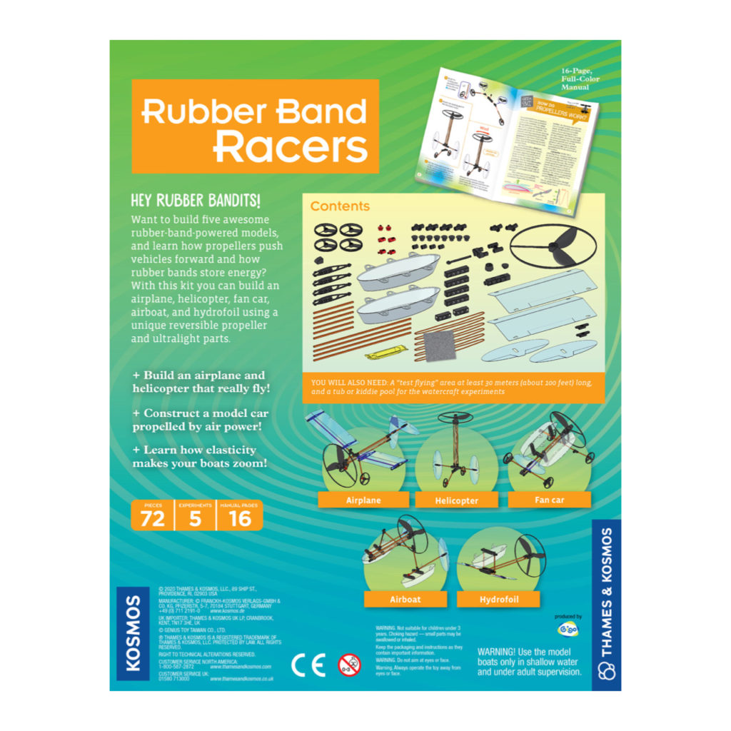 Rubber Band Racers – Geppetto's Toy Box