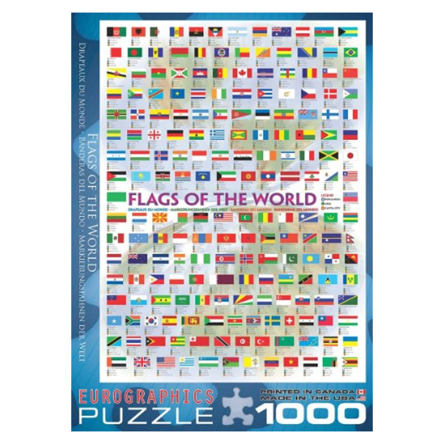 Flags of the World Puzzle – Geppetto's Toy Box