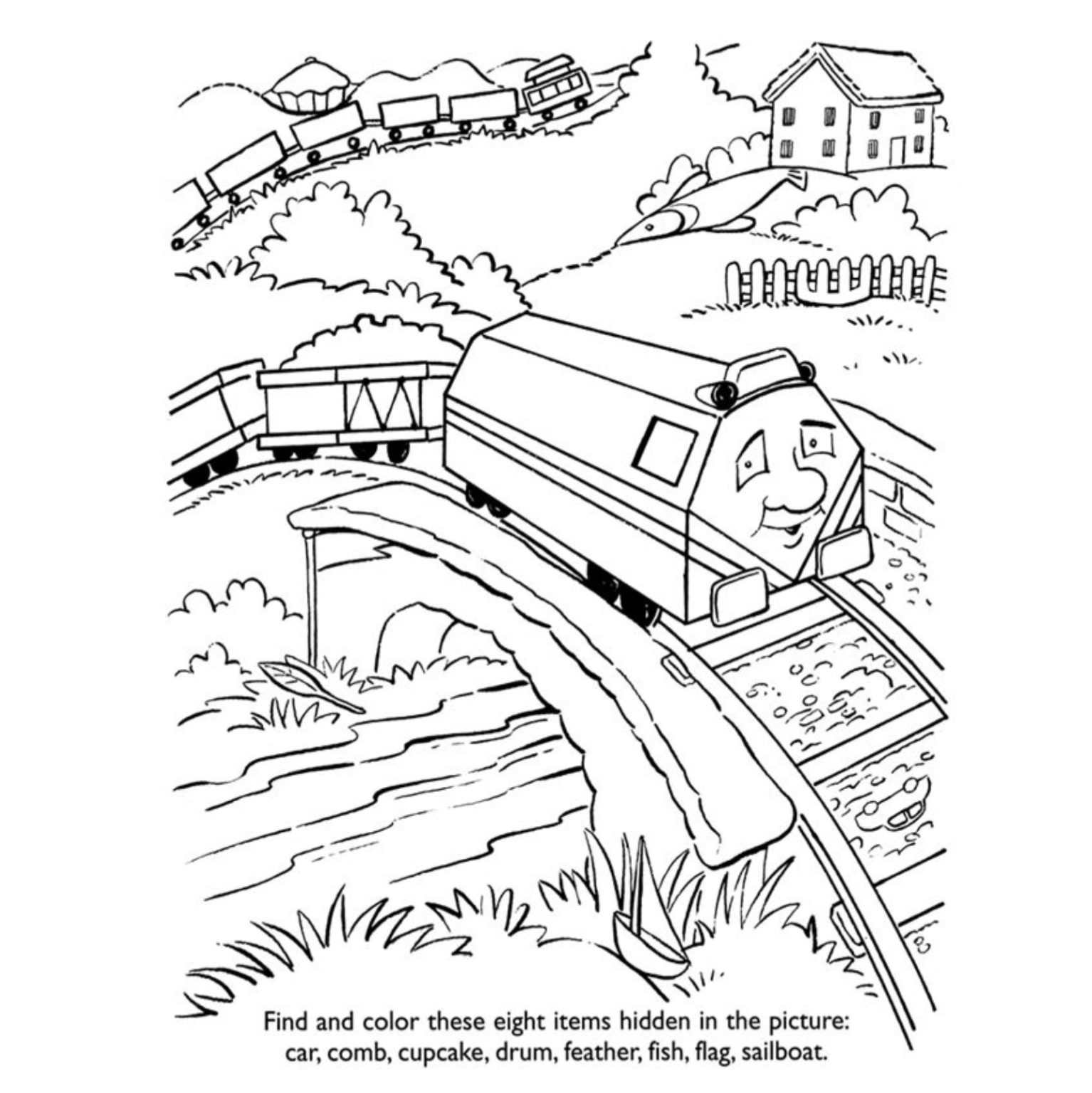 All Aboard! Trains Activity & Coloring Book – Geppetto's Toy Box