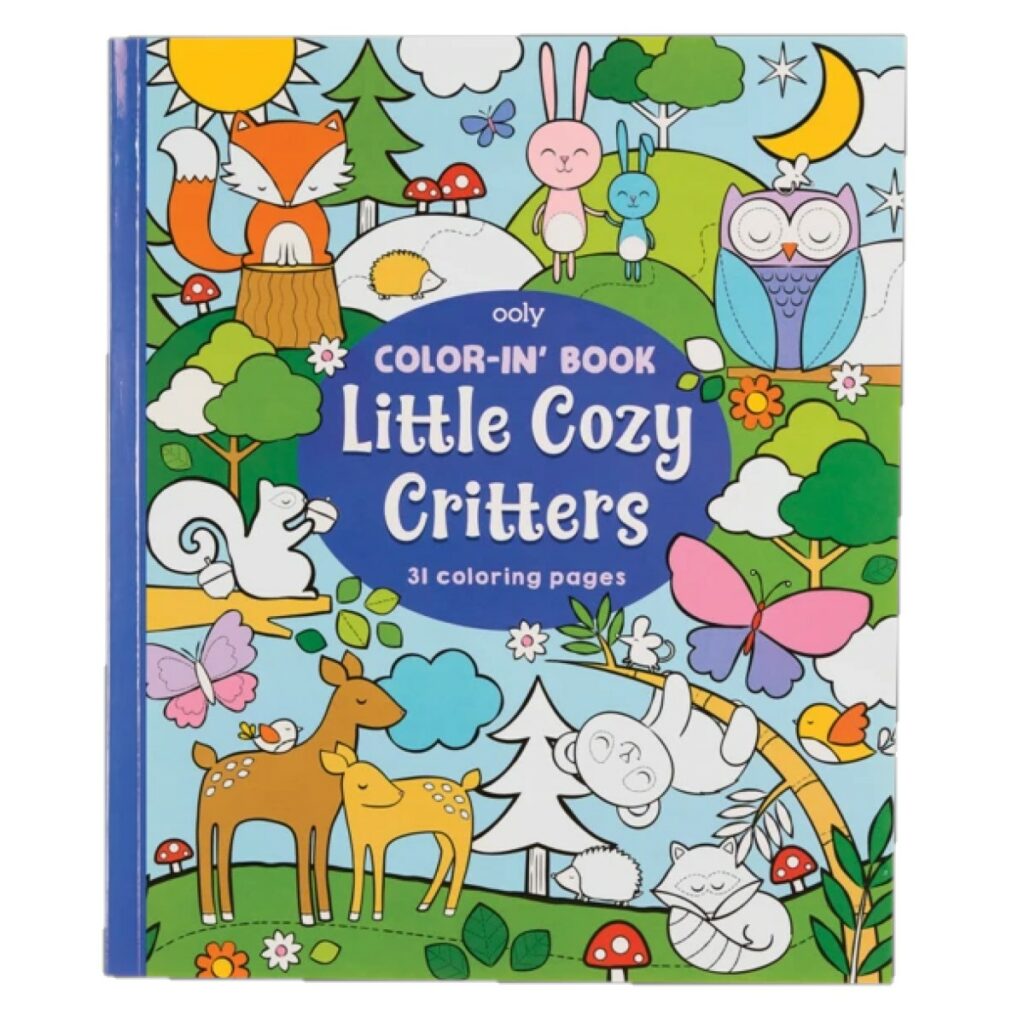 Color-In Book: Cozy Critters – Geppetto's Toy Box