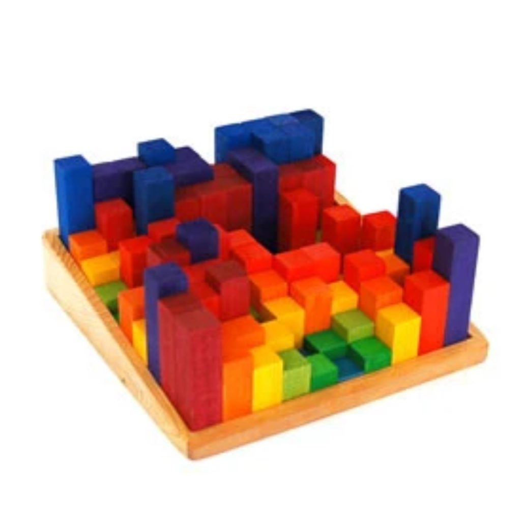 Stepped Counting Blocks, Small – Geppetto's Toy Box
