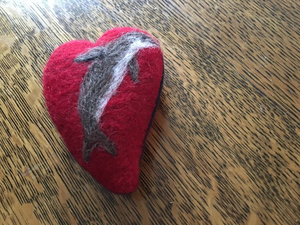 Needle Felted Hearts – Geppetto's Toy Box